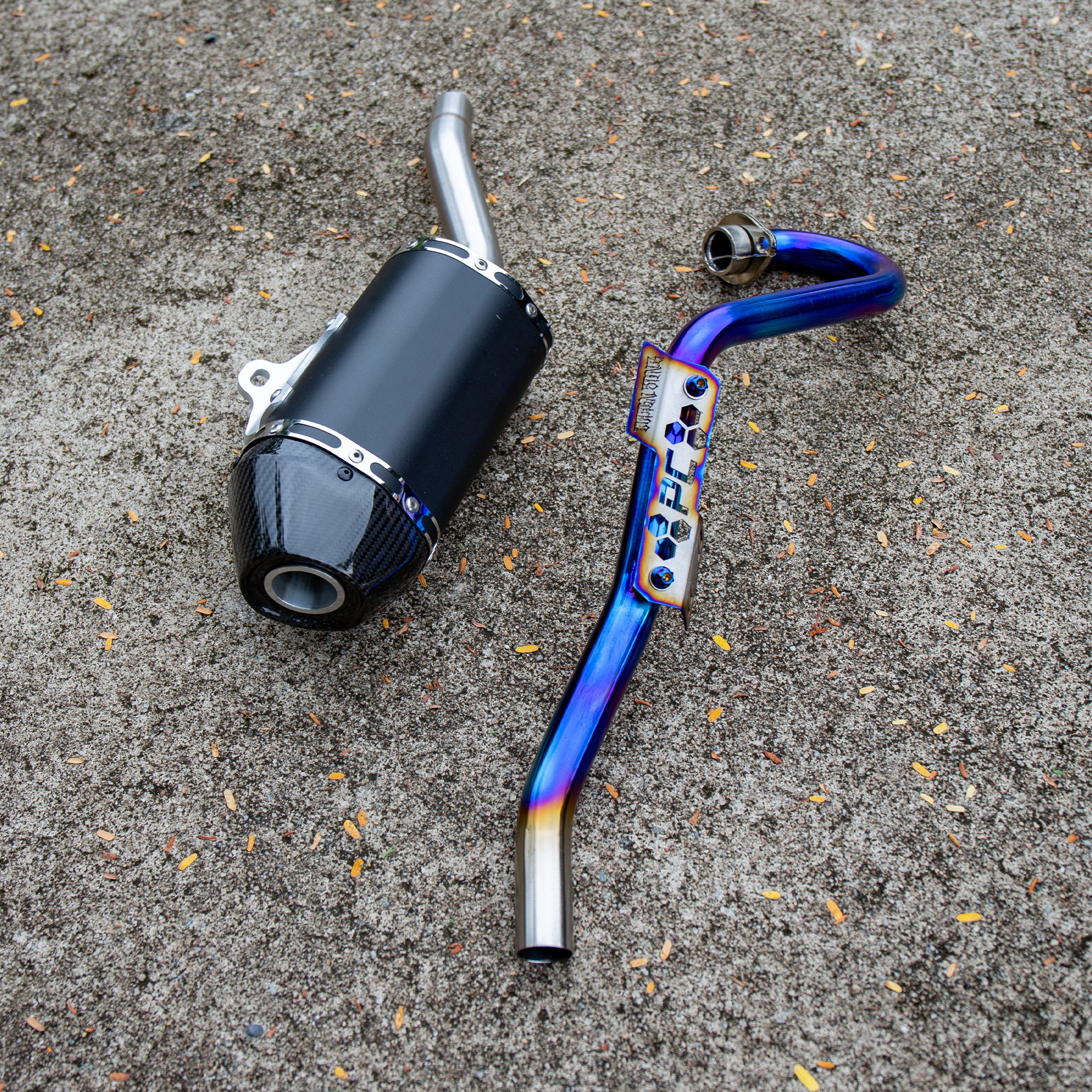Pro Cannon Ti-Blue Exhaust - CRF 110F – Coppin Sting
